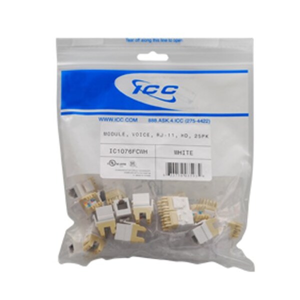 Icc MODULE, CAT 5e, HD, BLUE IC1078F5BL | Zoro