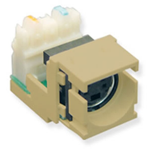 Icc MODULE, RCA FEMALE, YELLOW INSERT, WHITE IC107Y6GWH | Zoro