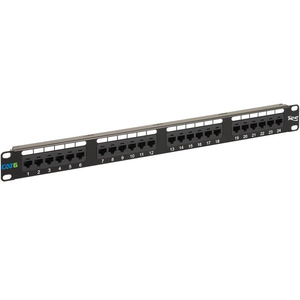 Icc PATCH PANEL, USOC, 6P6C, 24-PORT, 1 RMS ICMPP024U6 | Zoro