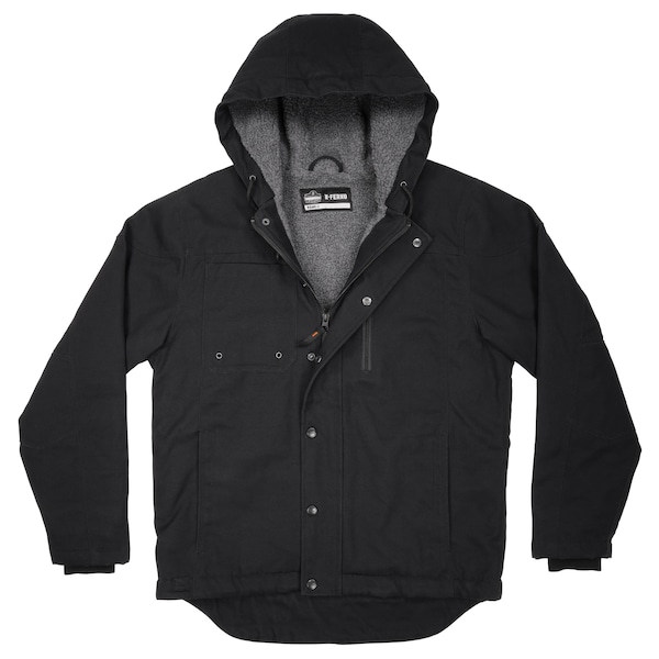 Ergodyne 6468 XL Black Duck Canvas Work Jacket 6468 | Zoro