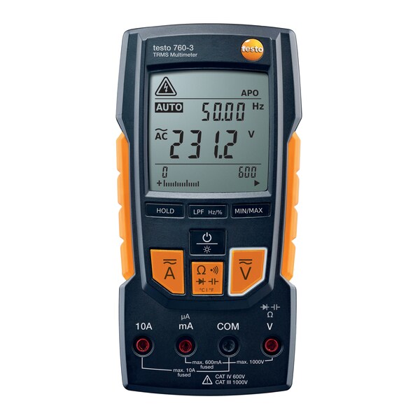 Testo 0590 7603 $225.36 Testo 760-3, Digital multimeter with type K ...