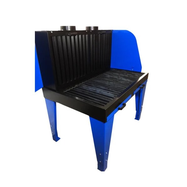 Lev-Co 39" GP Back&downdraft table for direct duct connection, side ...