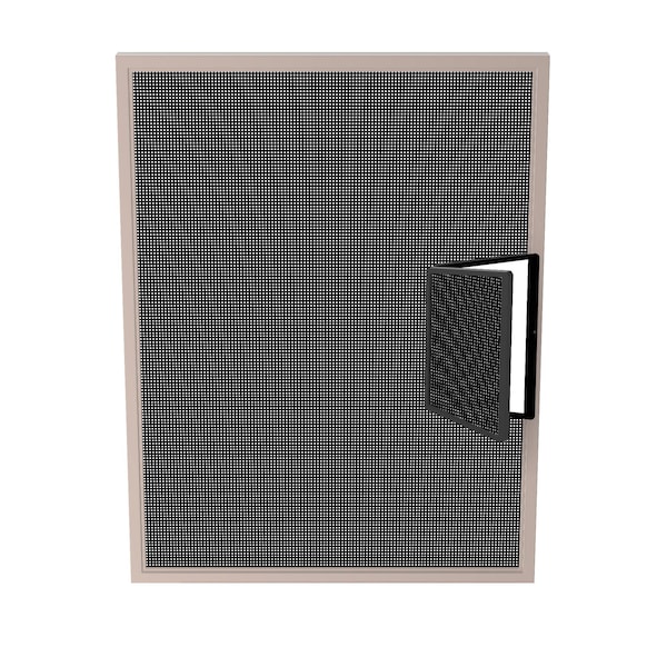 Ritescreen 18 in. W x 67 in. H Wicket Window Screen, WK1R, Standard ...
