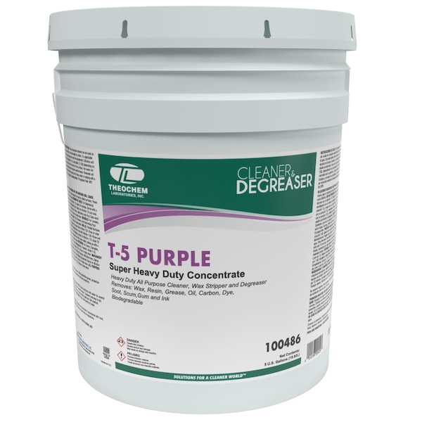 Theochem Super Heavy Duty Degreaser Concentrate, 5 gal Pail, Liquid ...