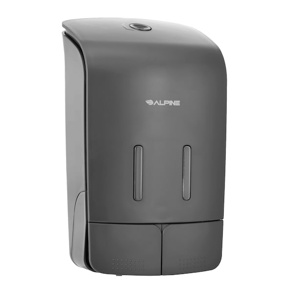 Alpine Industries Double Soap & Hand Sanitizer Dispenser, Surface ...