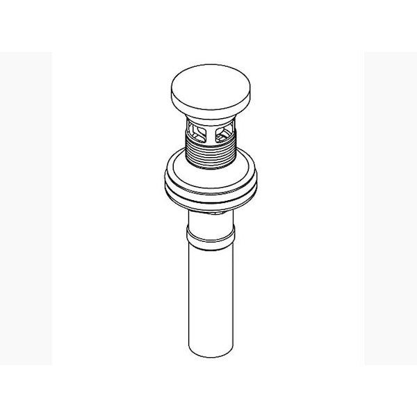 Kohler Clicker Drain With Overflow 1035625-CP | Zoro
