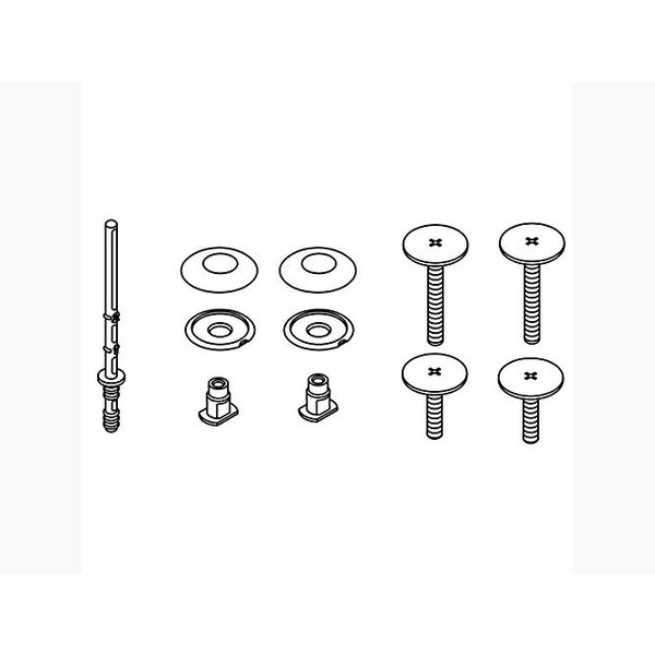 Kohler Low Profile Bolt Cap Service Kit 1232262-58 | Zoro