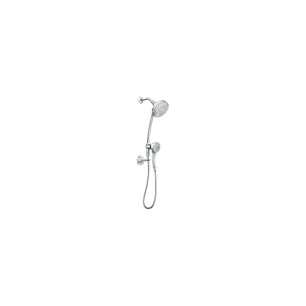 Moen Attract 6-Function 3.75in Diameter Showerhead with Handshower in ...