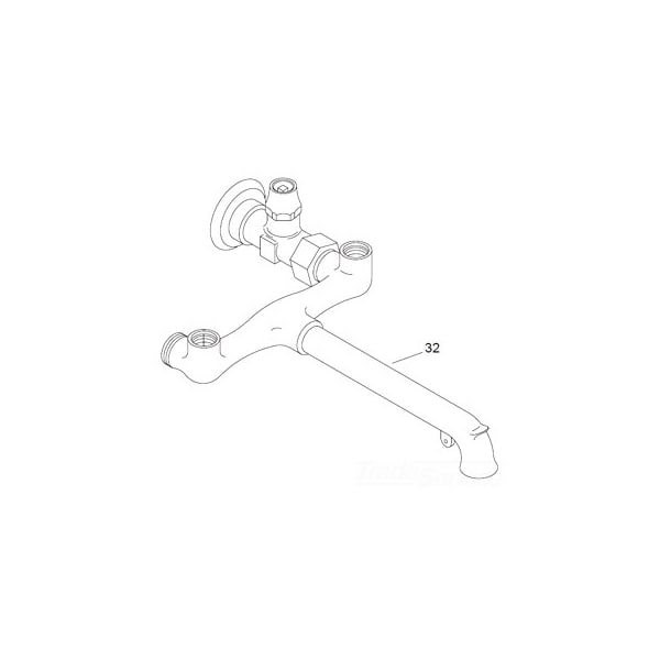 Kohler Body & Spout Assy 34506-CP | Zoro