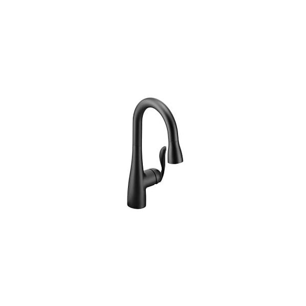 Moen Arbor Side Hdl Bar/Prep P-Os Harc Blk 5995BL | Zoro