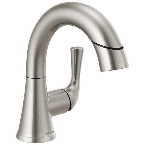 Delta Kayra Single Handle Pull-Down Bathroom Faucet 533LF-SSPDMPU | Zoro