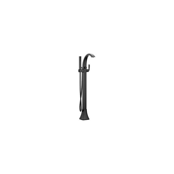 Moen Voss One-Handle Tub Filler & Handshower in Matte Black 695BL | Zoro