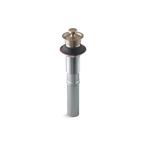 Kohler Lav Drain, Non-Remvble Stpr W/O Ovrflw 7127-BV | Zoro