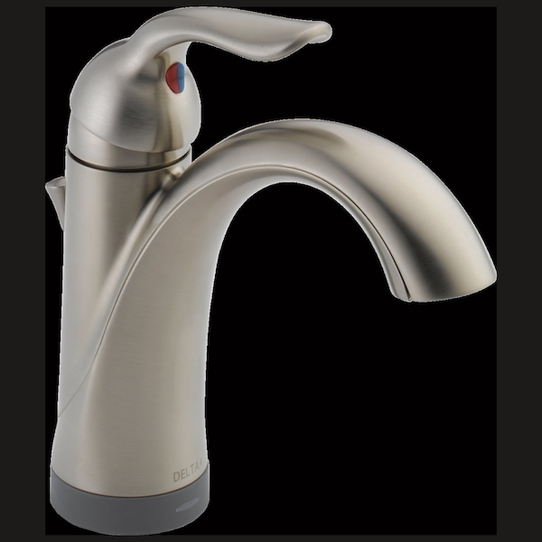 Delta Lahara Single Handle Bathroom Faucet with Touch2O Technology ...