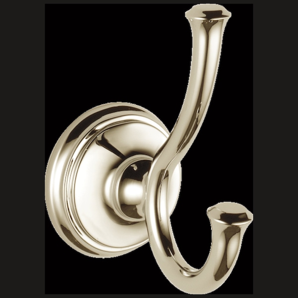 Delta Cassidy Double Robe Hook 79735-PN | Zoro