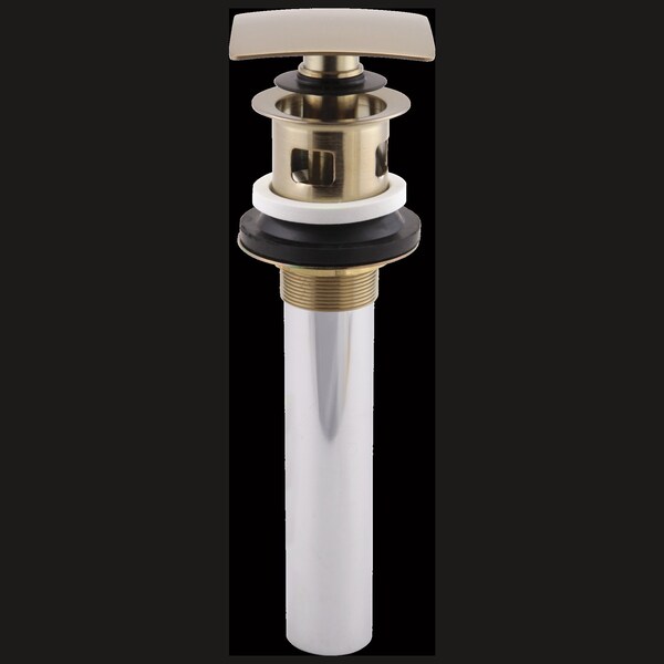 Delta Other Square Push Pop-Up with Overflow 72175-CZ | Zoro