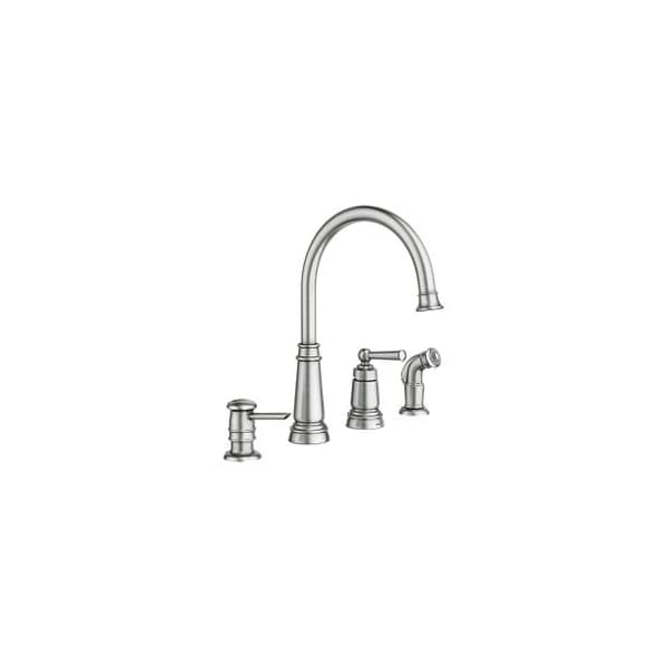 Moen Edison 1H Kit W Spray & Soap Srs 87042SRS | Zoro
