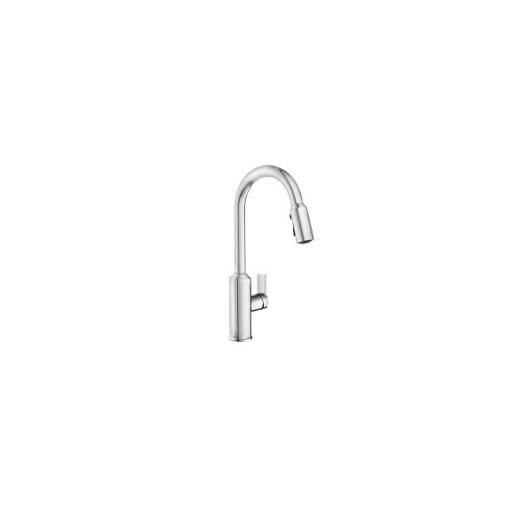 Moen MEENA One-Handle High Arc Pulldown Kitchen Faucet in Chrome 87270 ...