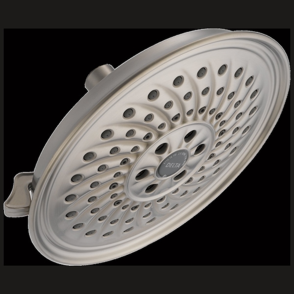 Delta Universal Showering Components H2Okinetic 3-Setting Raincan ...