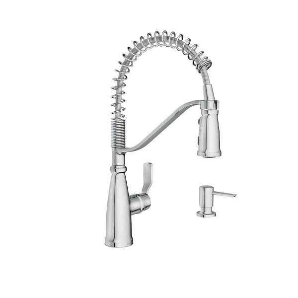 Moen Nolia Spot Resist Stainless One-Handle High Arc Pulldown Kitchen ...