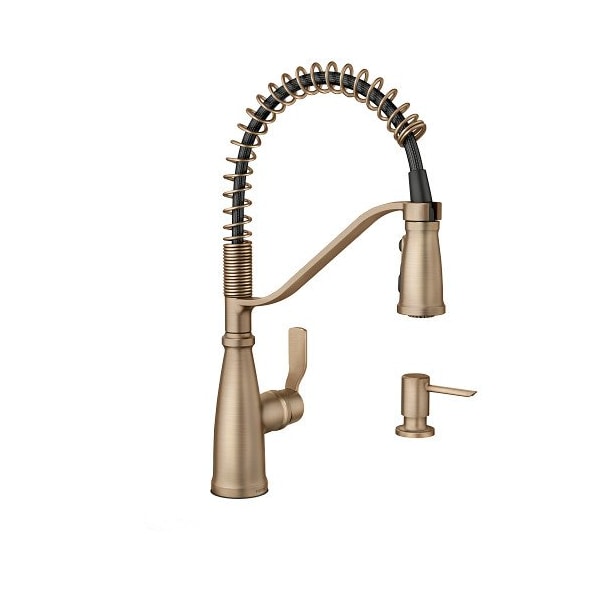 Moen Nolia Spot Resist Stainless One-Handle High Arc Pulldown Kitchen ...