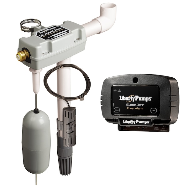 Liberty Pumps Sumpjet Water Powered Back-Up Effluent Sump Pump With ...