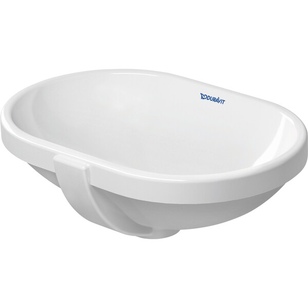 Duravit Foster Undermount Bathroom Sink 0336430000 White 0336430000 | Zoro