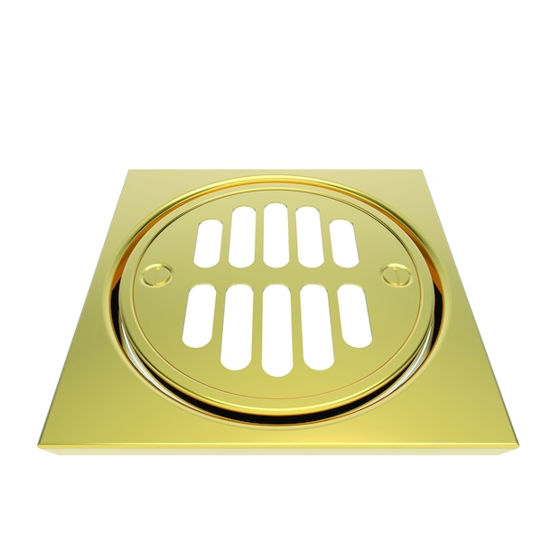 Brasstech Shower Drain Trim Set in Forever Brass (Pvd) 231/01 | Zoro