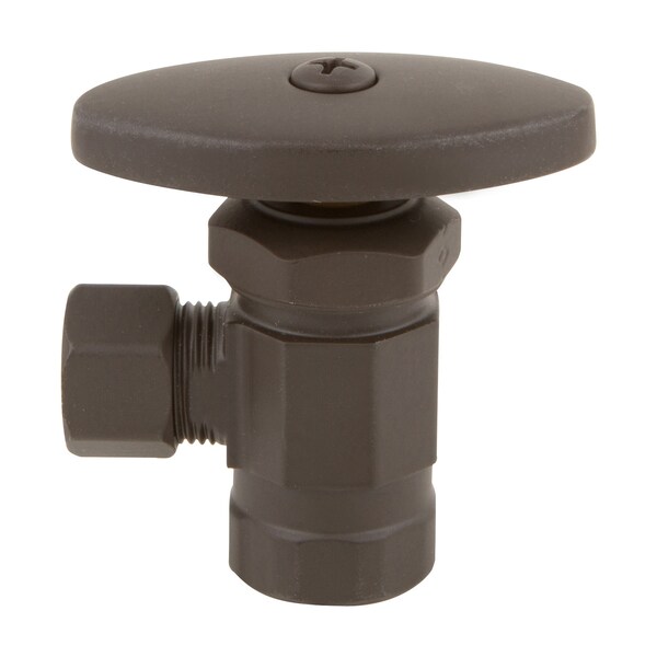 Brasstech Angle Valve, 1/2" Ips in Oil Rubbed Bronze 401/10B | Zoro