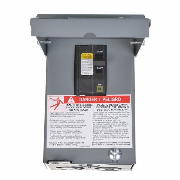 Rheem Disconnect Switch AC - 60A Non-Fused Molded Case QO200TR | Zoro