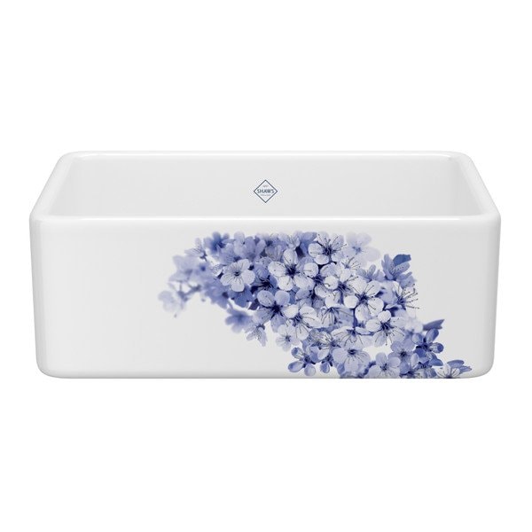 Rohl 30 Shaker Single Bowl Farmhouse Apron Front Fireclay Kitchen Sink ...