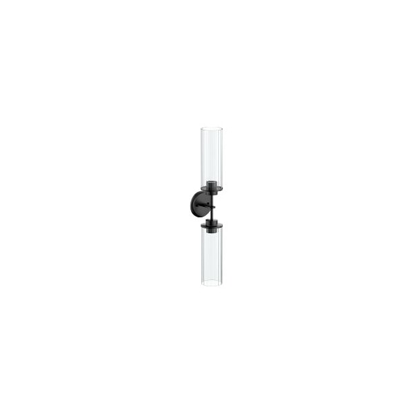 Moen Greenfield Two Globe Bath Light in Matte Black YB1762BL | Zoro