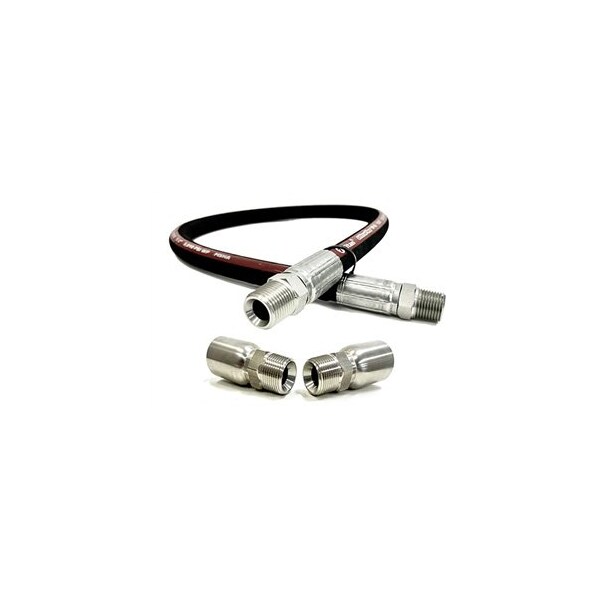 Titan Hose Assembly 1in Ultraflex Hose with male NPT x male NPT 30in ...