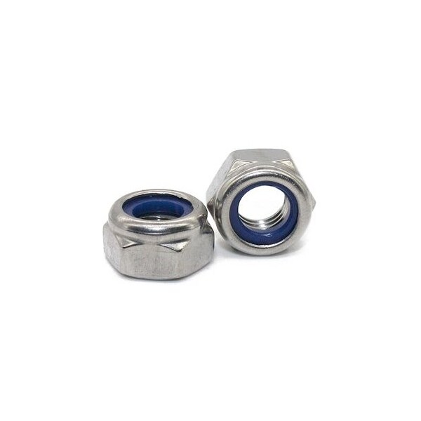 Titan Industrial Supply Lock Nut, M8-1.25, Nylon TM8NLNZ88 | Zoro