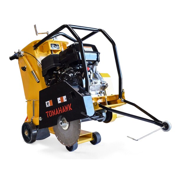 Tomahawk Power 13" 13 HP Honda Walk Behind Concrete Saw Concrete and ...