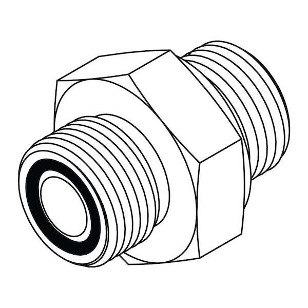 Tompkins Hydraulic Fitting-International12MORFS-16MBSPP FF3800-12-16 | Zoro
