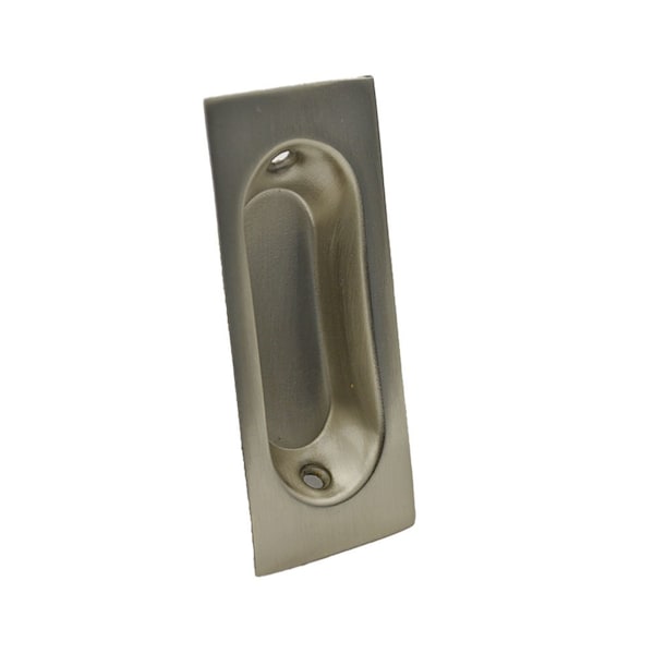 Ives Commercial Solid Brass Rectangular Flush Pull Satin Nickel Finish ...