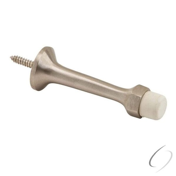 Ives Commercial Solid Brass 3-1/4" Solid Door Stop Satin Nickel Finish ...