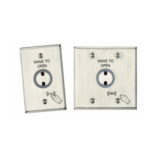 Norton Door Controls 700 2-3/4" x 4-1/2" Touchless Wall Mount Switch ...