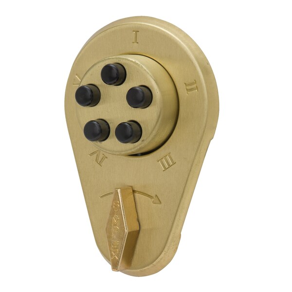 Simplex Kaba Auxiliary Lock with Thumbturn; 1in Deadbolt for 1-3/4in to ...