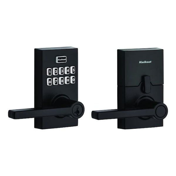 Kwikset Smartcode Keypad Electronic with Halifax Lever SmartKey with ...