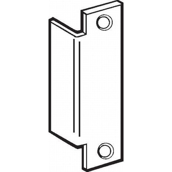 Don-Jo 1-1/4" x 4-7/8" Blank Electric Strike Aluminum Frame Filler ...