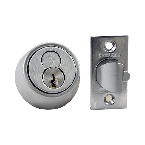 Schlage Commercial B250R626 Cylinder 6 Pin Deadlatch Deadbolt C Keyway ...