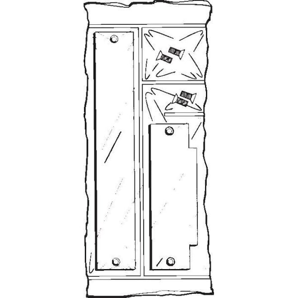 Don-Jo Filler Plate Kit for 86 Cut Out FPK86PC | Zoro