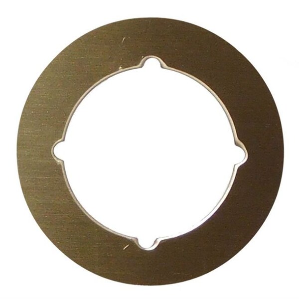 Don-Jo 3-1/2" Scar Plate with 2-1/8" Hole and Through Bolt Knotches ...