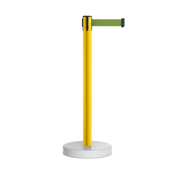 Montour Line Stanchion Belt Barrier WaterFillable Base Yellow Post 7 ...