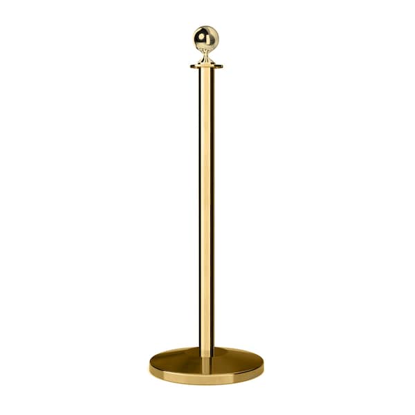 Montour Line Stanchion Post and Rope Pol.Brass Post Ball Top EP400-BA ...