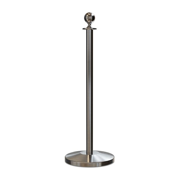 Montour Line Stanchion Post and Rope Sat.Steel Post Ball Top EP400-BA ...