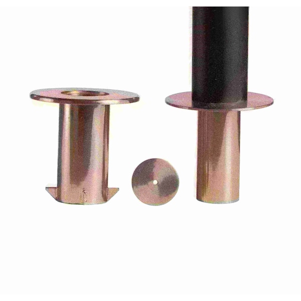 Montour Line Removable Floor Socket Mount and Socket Cap, Satin Steel ...
