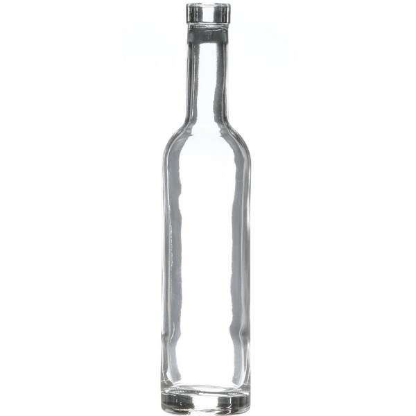 Tricorbraun 375 ml Clear Glass Round Arizona Liquor Bottle- 18.5 mm Bar ...